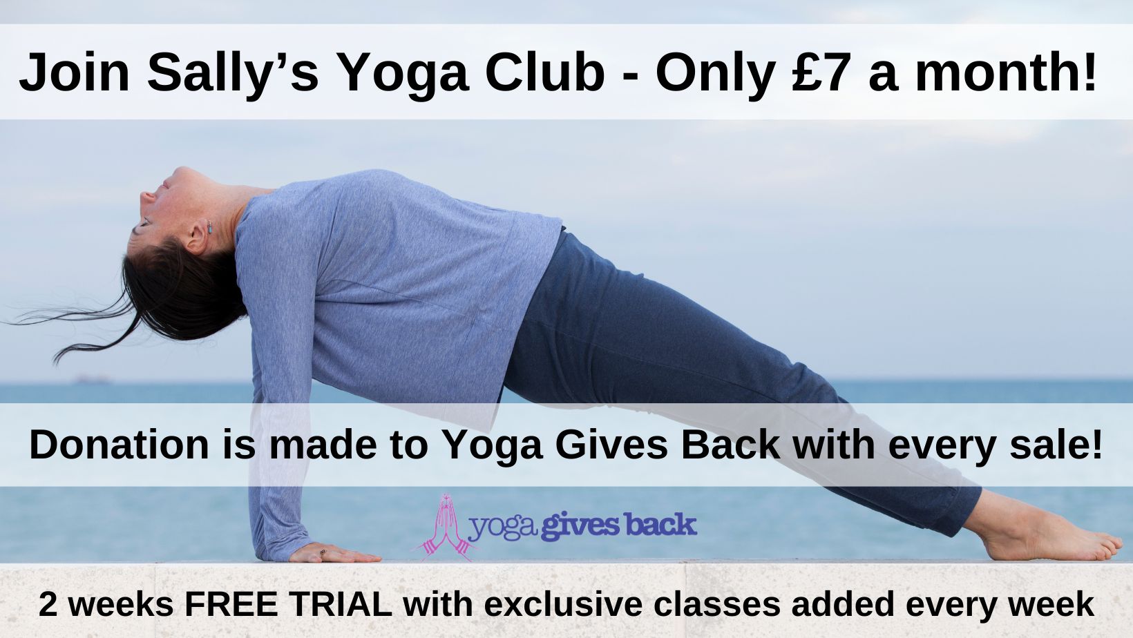 Join the Sally Parkes Yoga Club and access exclusive online yoga classes